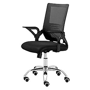 MayNuo Chair Office Desk Chair Computer Chair Office Chair Lift Swivel Chair Mesh Seat Ergonomic Reclining Game Chair/Black
