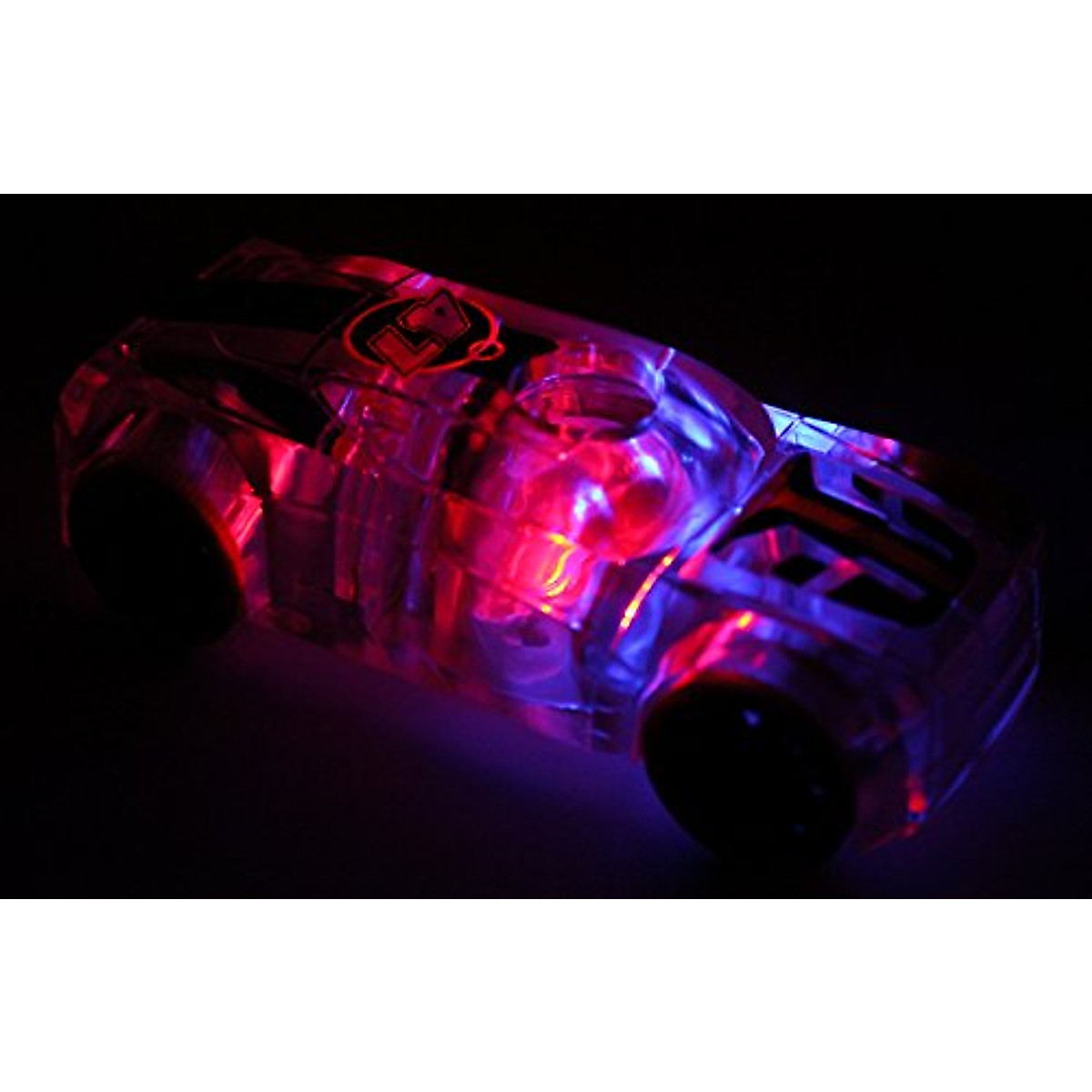 Marble Racers Light Up 1:43 Scale Quick Shot Pull-Back Motor Race Cars - Green & Orange
