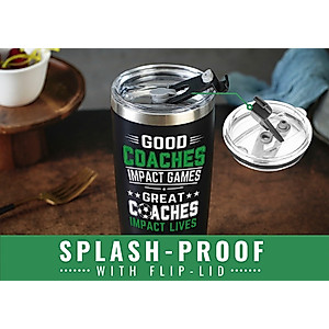 Onebttl Soccer Coach Gifts, Funny Gift Idea for Appreciation, Christmas, Birthday, 20oz Stainless Steel Insulated Tumbler Travel Mug