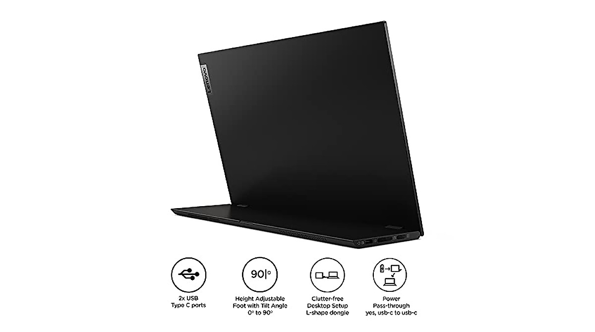 ThinkVision M14t USB-C Mobile Monitor with Touch Screen - Black — 🛍️ ...