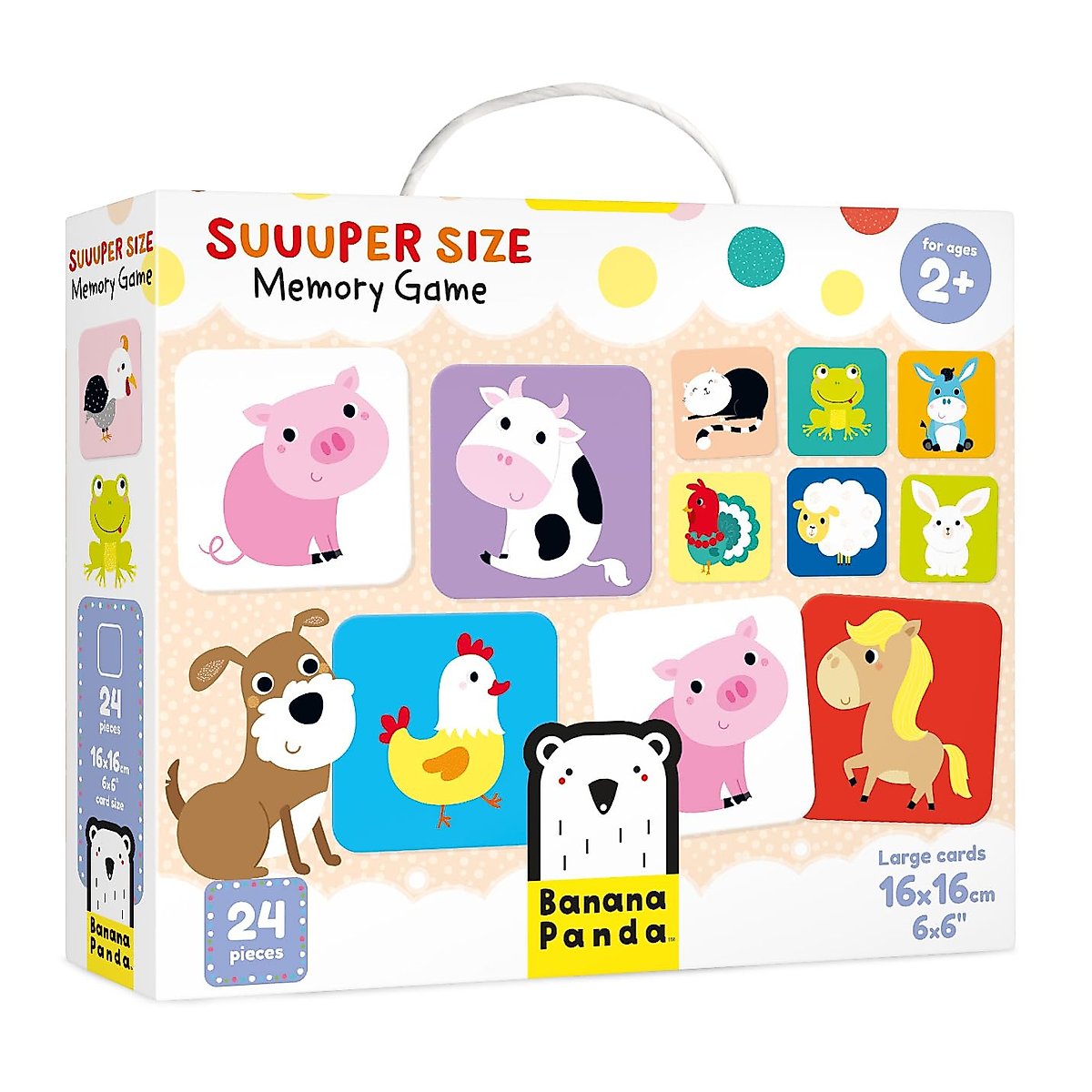 Banana Panda Memory Game and Matching Puzzle Bundle for Toddlers