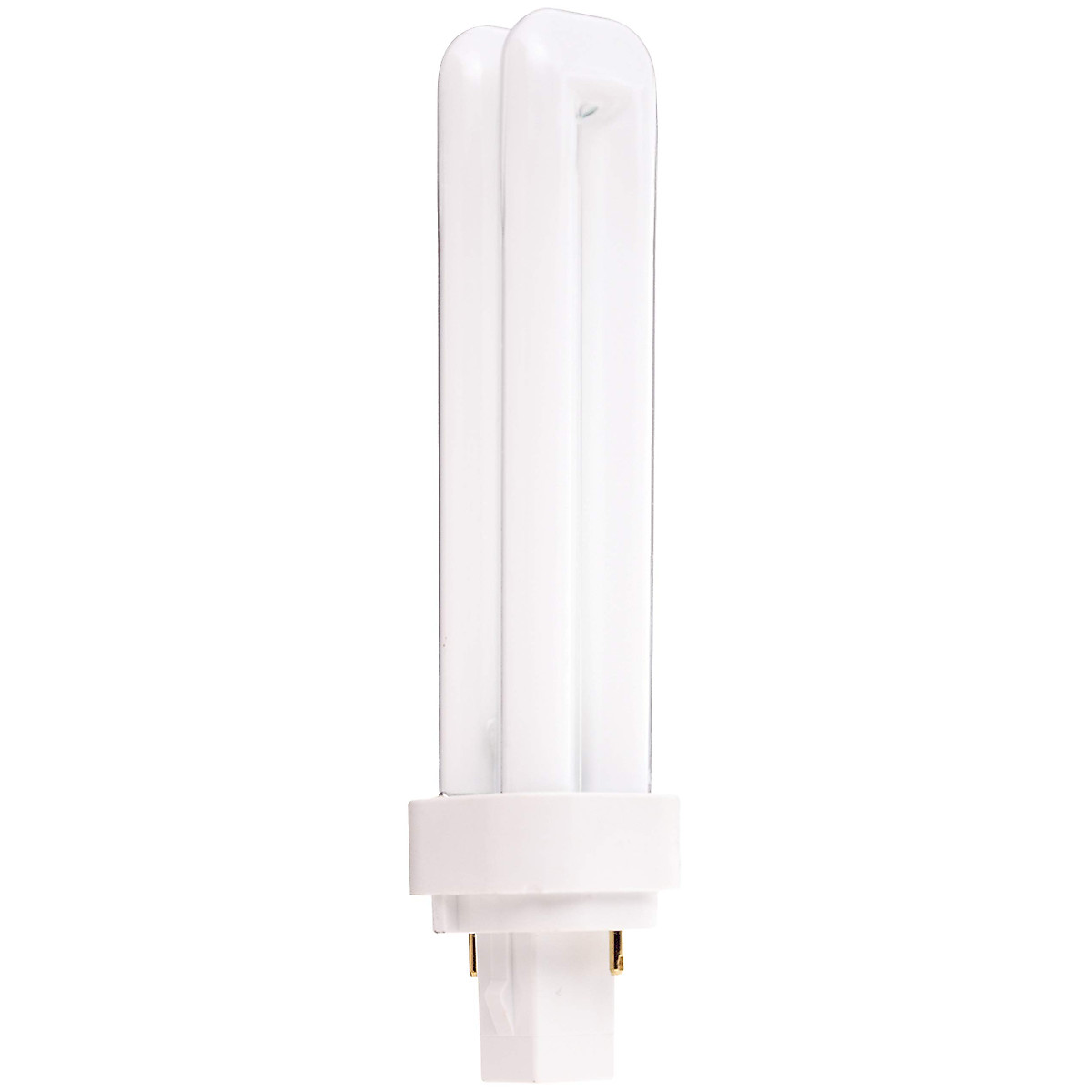 (4 Pack) PL18W/2U/2P/841 18-Watt Double Tube G24d-2 (2 Pin) Base 4100K CFL-Plug-in Replacement for Sylvania 21111 / 20678 CF18DD/841/ECO - GE 97580 F18DBX/841/ECO - Philips 383190 PL-C18W/41/USA/ALTO