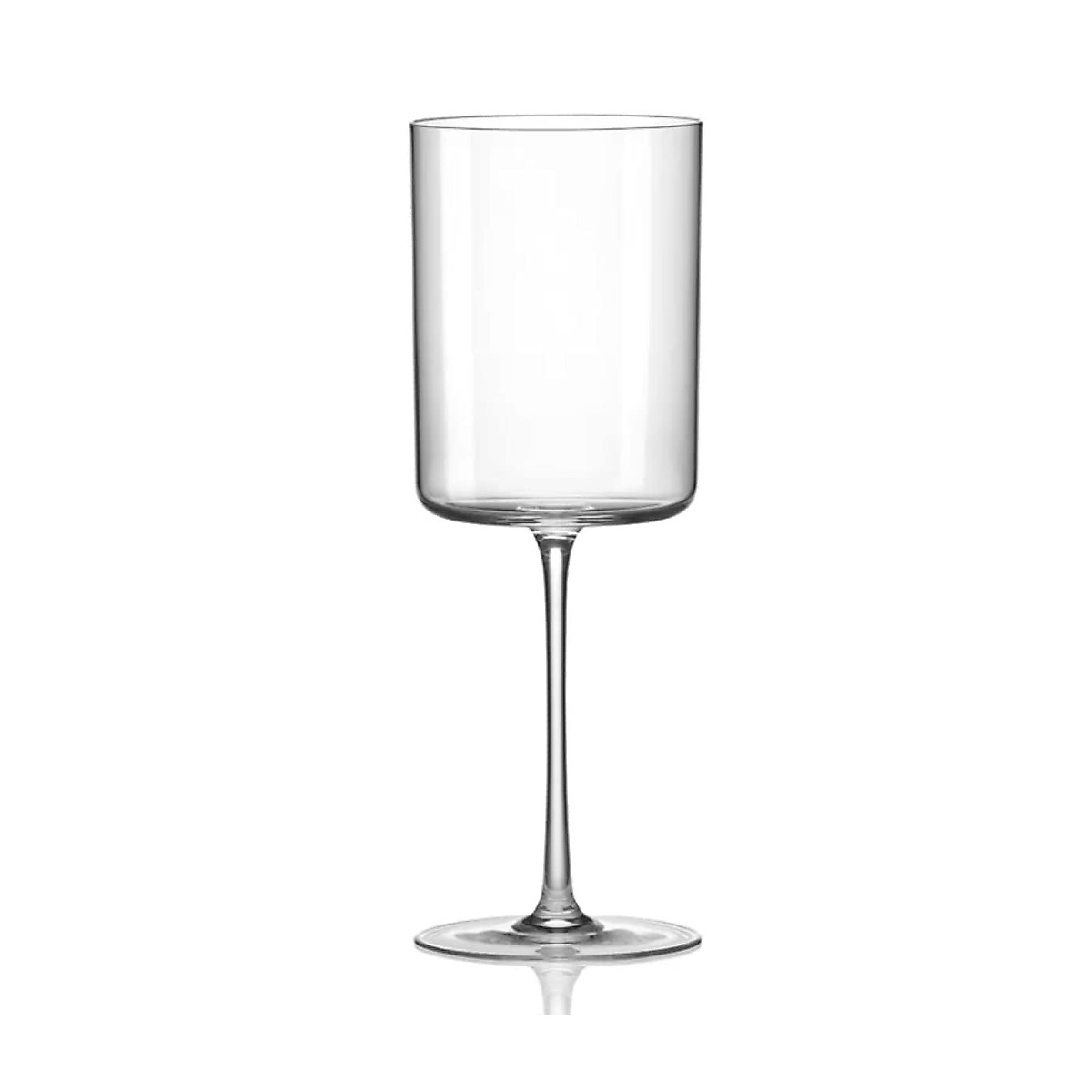 LEMONSODA Luxury Wine Glasses - Elegant Crystal Straight Edge Design - Enjoy Red or White Wine + Cocktails - 450ml (15oz) Lead-Free - Beautiful Gift (Set of 4)