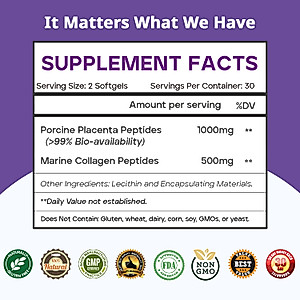 Pack of 2 [ 60 Days Supply ] Multi Collagen Plus Pills - Collagen Supplement to Support Hair, Skin, Nails, Joints, & Gut Health - Hydrolyzed Collagen Supplement