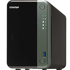 QNAP TS-253D-4G 2 Bay NAS for Professionals with Intel® Celeron® J4125 CPU and Two 2.5GbE Ports