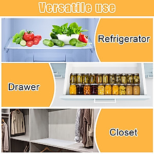 2 Rolls Non-Slip Shelf Liner Non Adhesive Cabinet Liners 18 Inch x 16.4 ft EVA Kitchen Liner Drawers Shelf Liner Washable Oil-Proof for Kitchen Cabinet, Shelves, Refrigerator, Storage, Desks