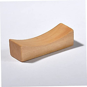 Hemoton 12pcs Single Concave Chopstick Rest Chopsticks Stand Flastwrae Rest Rack Spoon Fork Holder Chopsticks Holder Stand Utensil Holder Chopstick Holder Wooden Tableware Simple