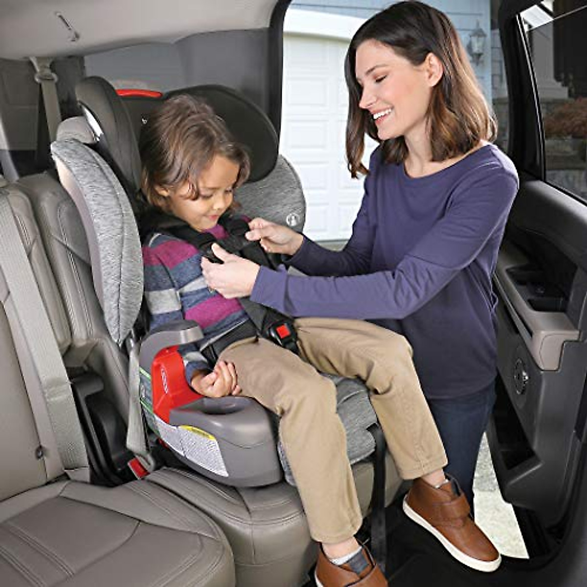 Britax Grow with You ClickTight Harness to Booster Car Seat, Cowmooflage 2.0 SafeWash