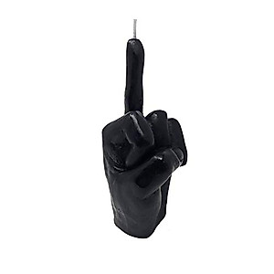 Gute Middle Finger Candle - Hand Gesture FCK You Candle (Black)