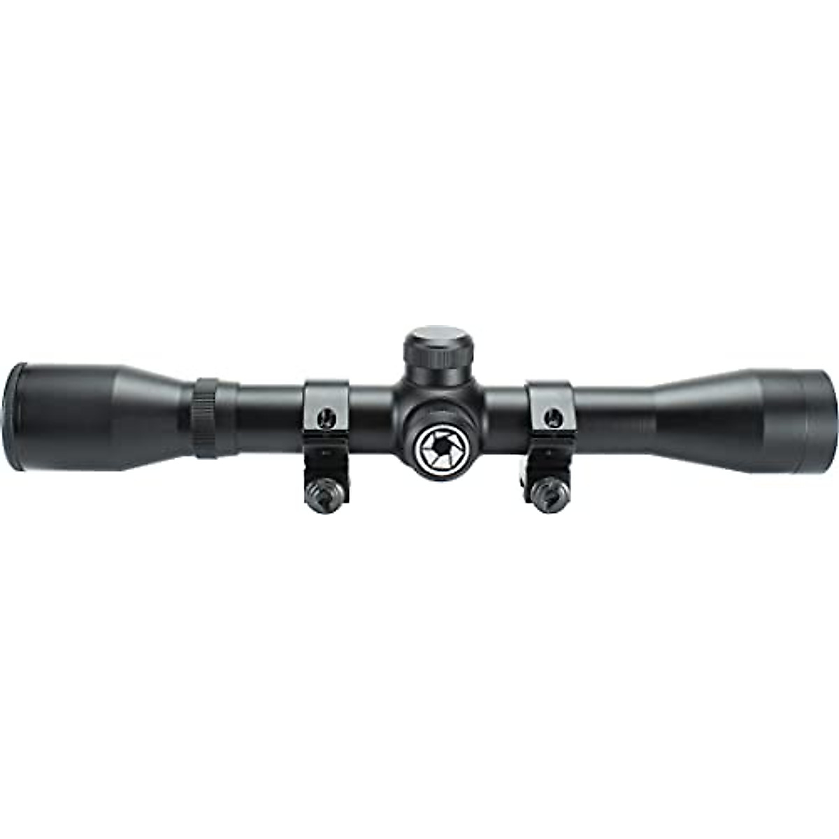 BARSKA 4x32 Plinker-22 Riflescope w/ 3/8-Inch Dovetail Rings , Black
