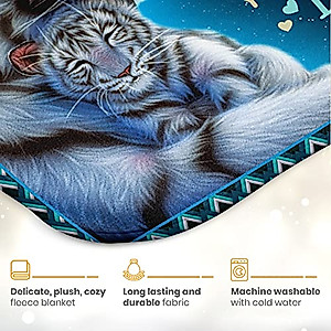 New Daughter Gifts from Mom to Daughter Tiger Blanket, to My Daughter Blanket, Soft Fleece Throw Blankets Graduation Gifts Ideas for Women Birthday, Christmas, Mother's Day Daughter Gift 50" x 60"