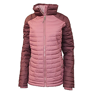 Columbia Women's White Out ll Omni Heat Jacket Puffer (Small, Aura 552)