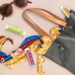 DMSKY 24 Pack Lip Balm, Natural Lip Balm Bulk with Vitamin E and Coconut Oil, Lip Care Product, Moisturizing Soothing Chapped Lips