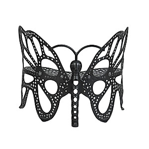 Flowerhouse FHBFB06 Butterfly Bench Patio Furniture & Accessories, Black