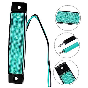 Yardwe 10 pcs Truck Lights LED Signal Light Strip Truck Tail Light bar Signal Lights Truck Tail Light Strip LED Brake Light Strip Brake Lights LED Light Strip abs Trailer car