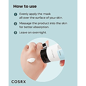 COSRX Ultimate Nourishing Rice Overnight Spa Mask, 60ml / 2.02 fl.oz | Rice Extract 68% and Niacinamide 2% | Korean Skin Care, Animal Testing Free, Paraben Free