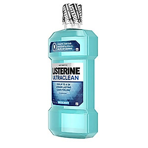 Listerine UltraClean Mouthwash, Arctic Mint,1.5 Liters