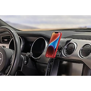 Scosche MPQ5AMPSPC-UB MagicMount Pro Charge5 15W MagSafe Wireless Charging Magnetic Cell Phone Car Mount with AMPS Mounting Plate Compatible with Scosche/ProClip Vehicle Specific Mount Bases