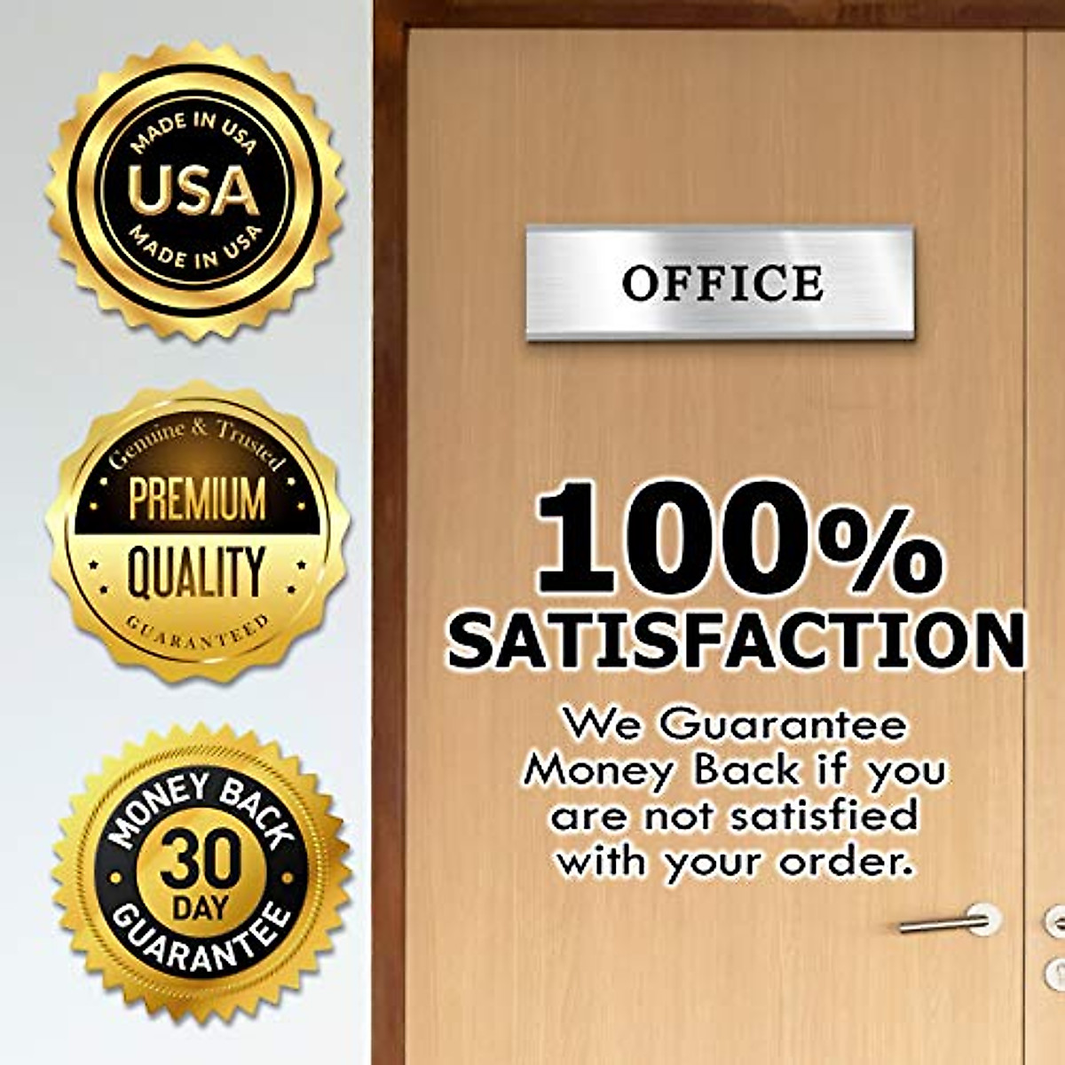 Name Plates for desks - Office Desk Name Plate Personalized with Desk or Wall Holder Customized Engraving 2x8