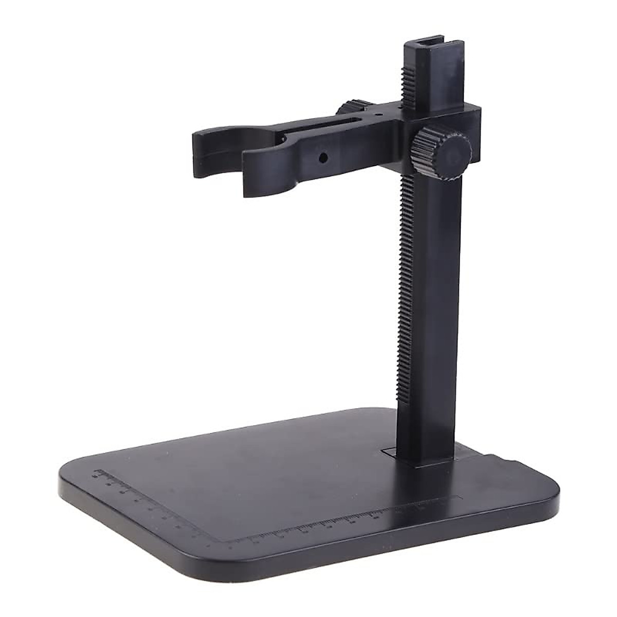 WSJIE Aluminum Alloy Microscope Stand Portable Up and Down Adjustable Digital Electronic Microscope Holder Stand (Color : A, Size : 15x15x12cm)