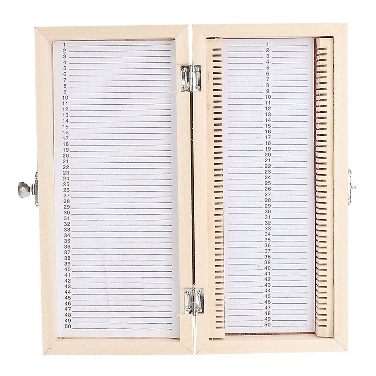 Microscope Slide Box Large-capacity Biological Slide Storage Box Wooden Storage Box for Slice Collection