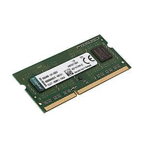 Kingston ValueRAM 4GB 1600MHz PC3-12800 DDR3 Non-ECC CL11 SODIMM SR x8 Notebook Memory (KVR16S11S8/4)