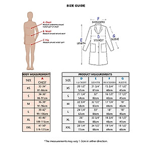 TAILOR'S Embroidered Women's 3/4 Sleeve Lab Coat Personalized with Your Text White