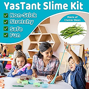 YasTant Butter Slime Kit for Girls and Boys, Safe and Fluffy Cloud Slime for Kids, Stress Relief Kids Slime Toy for Adults Anxiety, Stretchy and Non-Sticky Slime Pack of 6