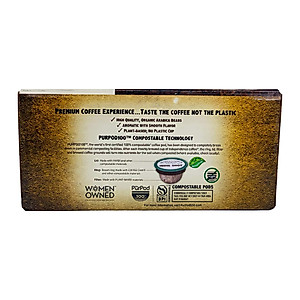 Independence Coffee Co. Jet Fuel Intense and Heavy Body, Dark Roast, Single Serve Coffee Indie Shot K Cup Pods, Compostable Plant-Based Coffee Pods, Keurig Brewer Compatible, 50 Count