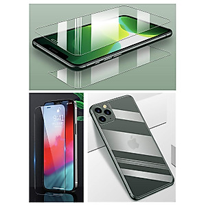 (4-Pack) Tempered Glass Screen Protectors for iPhone 12 Mini 5.4-inch with Back Covers, Akwox 9H Front Screen Protector and Back Screen Protector for iPhone 12 Mini (5.4" Display, 2020)