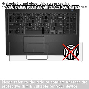 Vaxson 2-Pack Clear Protector Film, compatible with IO DATA I O LCD-CF161XDB-M 15.6" Keyboard Touchpad Trackpad Skin Sticker [Not Screen Protectors ]