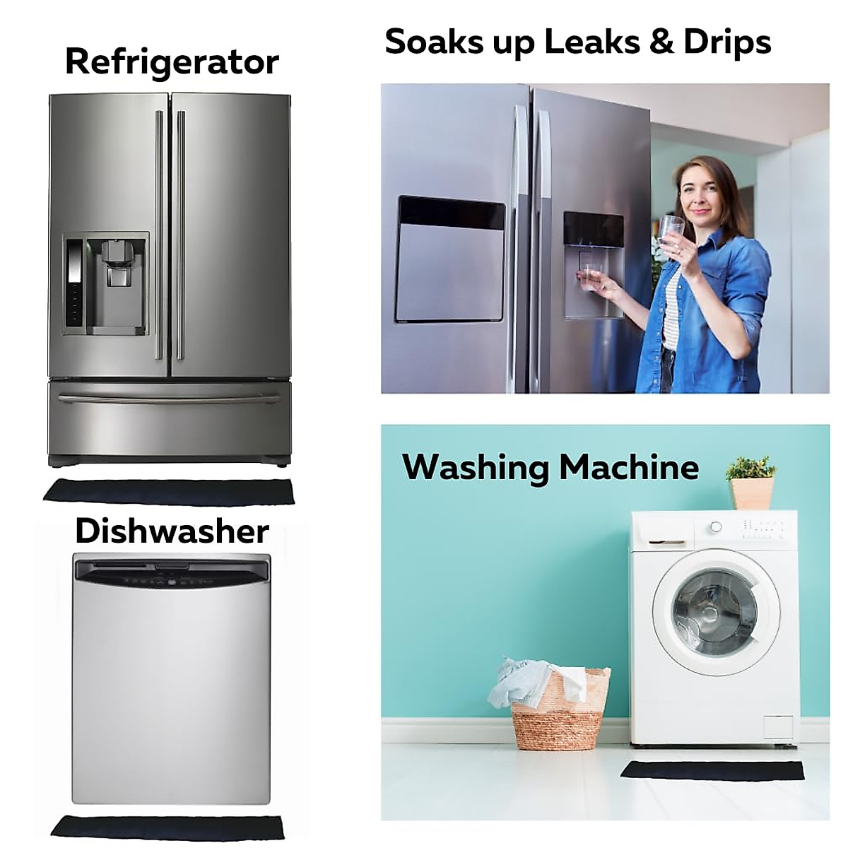 Evelots Water Absorber Snake Sock -2 Pack-Reusable Water Barrier - Absorbs 10 Times its Weight-Great for Leaks & Spills from Doors, Windows, Water Tank, Heavy Rain, Shower Tub-3 Feet Long