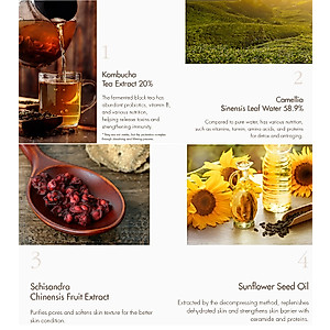 Dr.Ceuracle, Vegan Kombucha Tea Gel Cream+Essence A hydrating vegan gel cream formulated with Kombucha Extract, a longfermented black tea, leaving skin supple (Vegan Cream), Dr.Ceuracle1511422