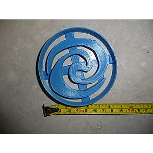 INSPIRED BY SPIRAL SWIRL SYMBOL MOANA THEME MOVIE COOKIE CUTTER MADE IN USA PR2658