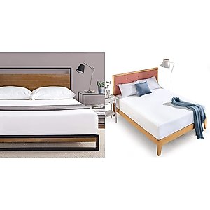 ZINUS Suzanne 37 Inch Metal and Wood Platform Bed Frame & 12 Inch Green Tea Cooling Gel Memory Foam Mattress / Cooling Gel Foam / Pressure Relieving / CertiPUR-US Certified / Bed-in-a-Box, Full