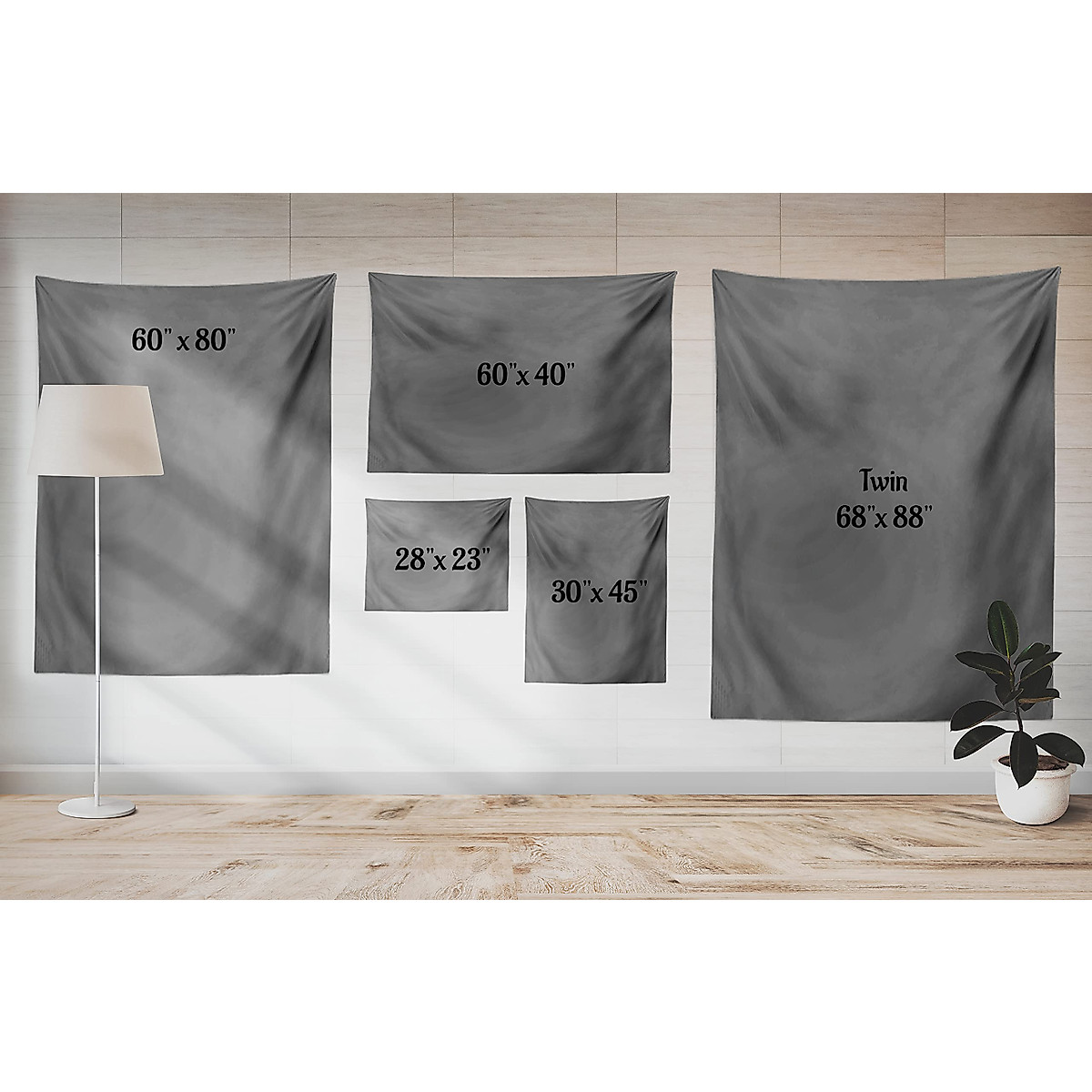 Ambesonne Peace Garden Tapestry, Garden with Tropical Plants and Wooden Path Tranquility Harmony Theme, Fabric Wall Hanging Decor for Bedroom Living Room Dorm, 90" X 60", Green Pale Brown