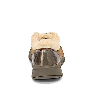 Bzees Women's Golden Shoe, toffee microfiber/beige faux fur, 10 M US
