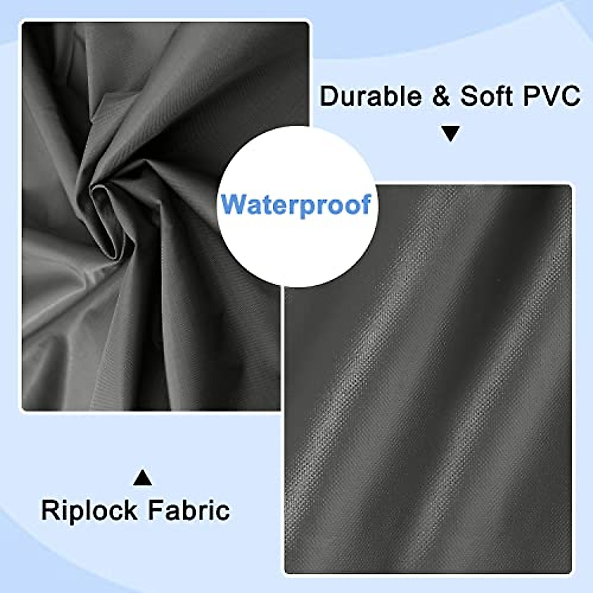 ABCCANOPY Waterproof Outdoor Patio Table Set Cover Lawn Patio Furniture Covers Heavy Duty UV Resistant Dust Proof Protective Covers, 94" DAIx 29" H