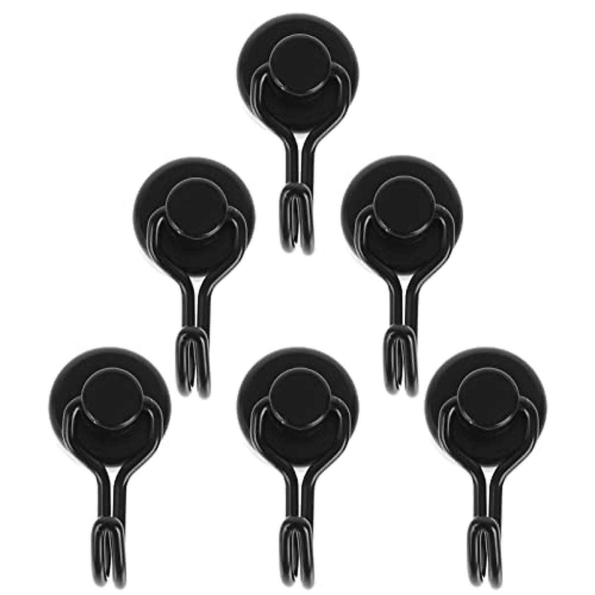 Alipis 12 pcs Functional Hooks Mount Magnetic Bedroom Pot Wall Entryway Coat Fridge Heavy Classroom Key Holder Towel Practical Cabins Holders Utensils Neodymium Nursery Wall-Mounted