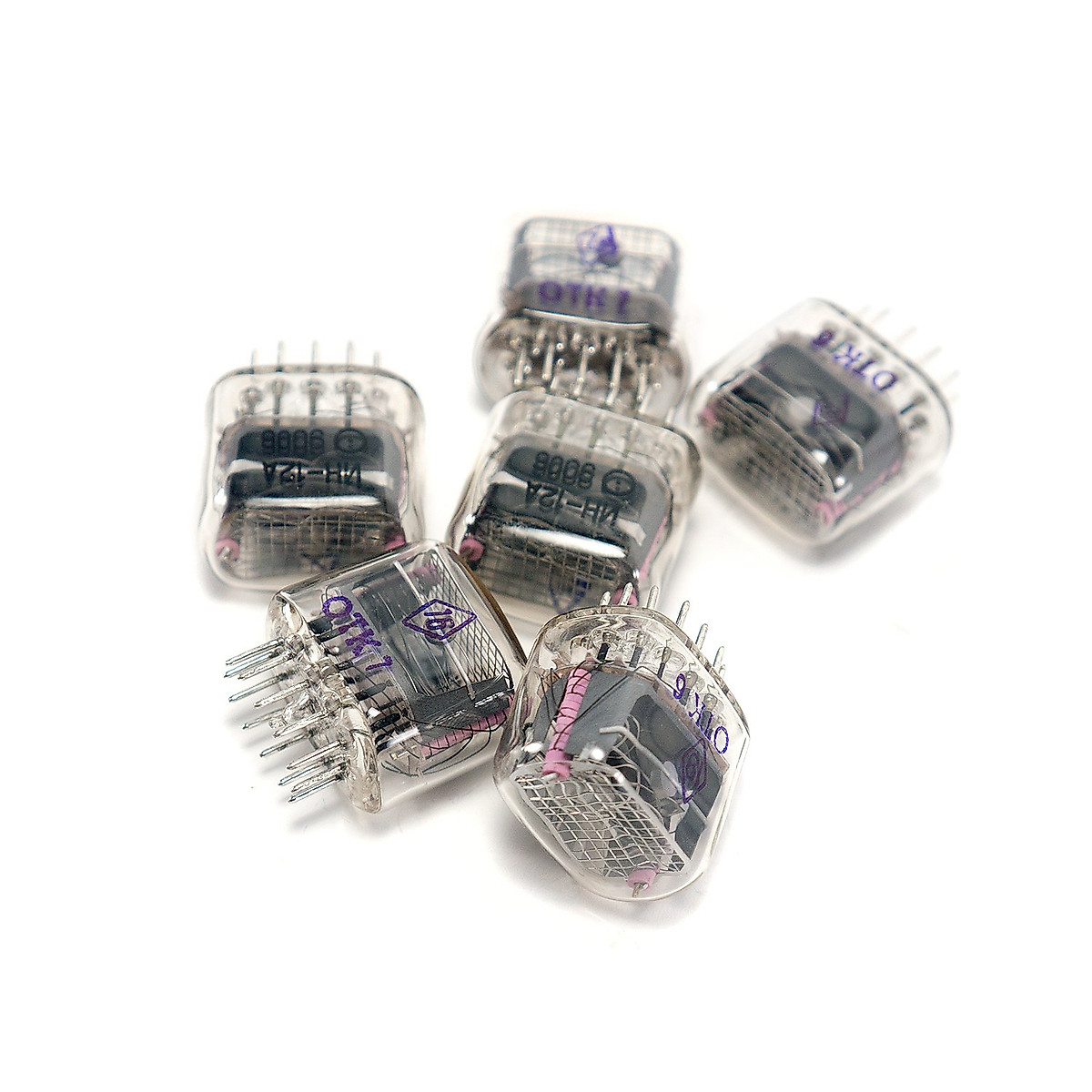 6 PCS/LOT NOS Vintage NEON Nixie Tube IN-12 IN-12A