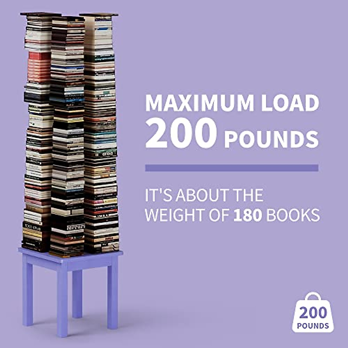 YEFU Adirondack Chair 3-Piece Set (Purple) Plastic Weather Resistant, with 2 Adirondack Chairs + an Outdoor Side Table