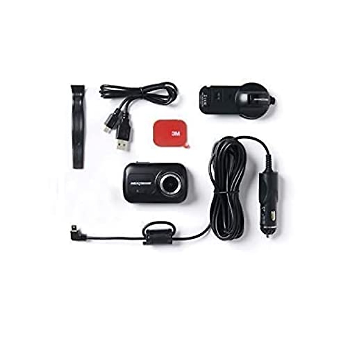 Nextbase 122 Dash Cam 720p in Car Camera with Parking Mode, Night Vision, Automatic Loop Recording and Shock Sensor File Protection, Reliable and Durable