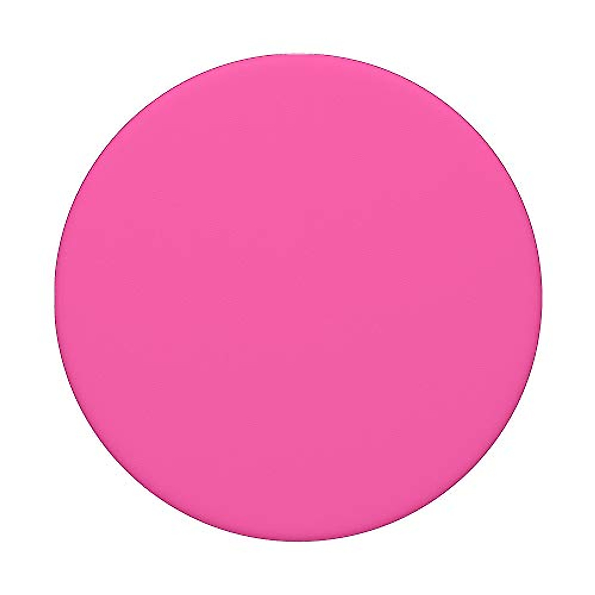 Hot Pink Cell Phone Holder and Stand - Plain Solid Color PopSockets PopGrip: Swappable Grip for Phones & Tablets