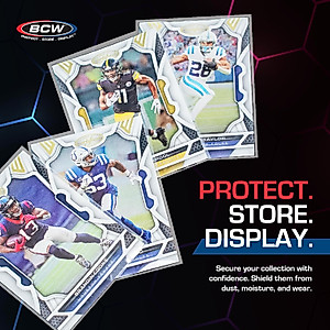 BCW 200 Card Sleeves + 200 Top Loaders for Cards Baseball Card Protectors Penny Sleeves + Toploaders (200)