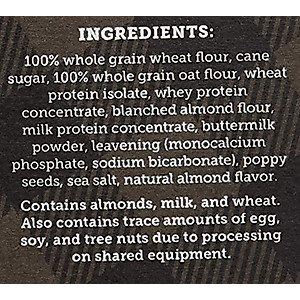 Kodiak Power Cakes, Pancake & Waffle Mix, Almond Poppyseed, High Protein,100% Whole Grains (Pack of 1)