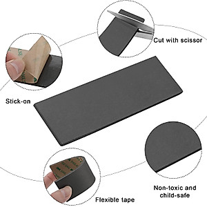 3 Pieces Stick-on Flexible Tape Weights in 2.85 oz Derby Weights Compatible with Pinewood Derby Car Race