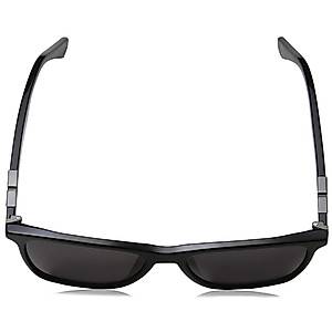 Police Origins 1 SPL 872 700 Black Plastic Rectangle Sunglasses Grey Lens, 56-17-145
