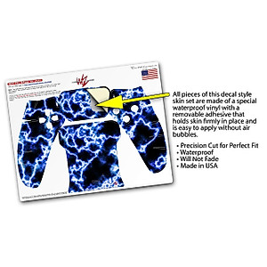 WraptorSkinz Skin Wrap compatible with Sony PS5 DualSense Controller Electrify Blue (CONTROLLER NOT INCLUDED)