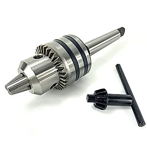 MT2 HEAVY DUTY 5/8" (16mm) Drill Press Chuck with Morse Taper 2 Adapter