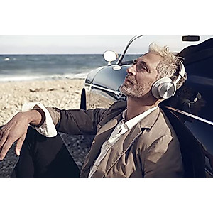 Bang & Olufsen Beoplay H95 Premium Comfortable Wireless Active Noise Cancelling (ANC) Over-Ear Headphones with Protective Carrying Case, Grey Mist